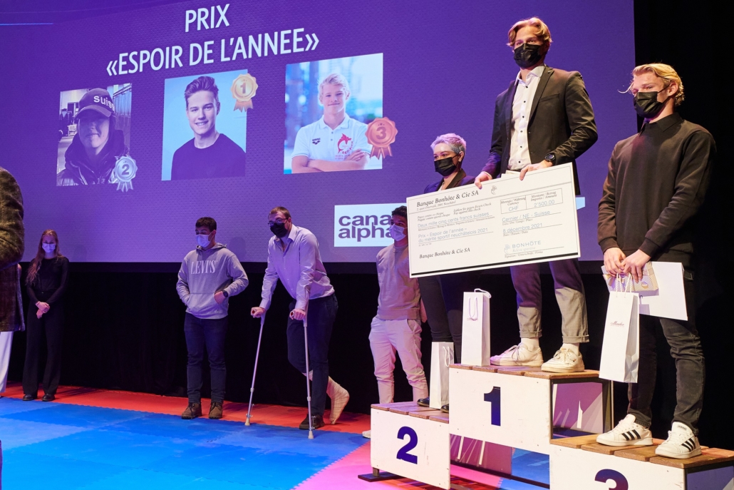 Ilan Pittier espoir sportif 2021 du canton de Neuchâtel – Giron Jurassien
